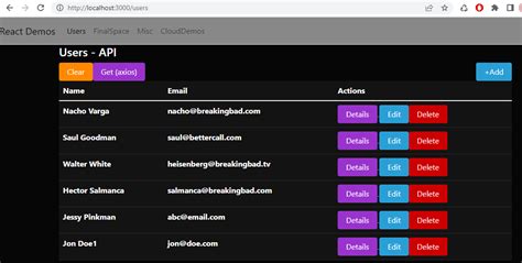 React Demos Episode 3 Crud Operations Hex Quote