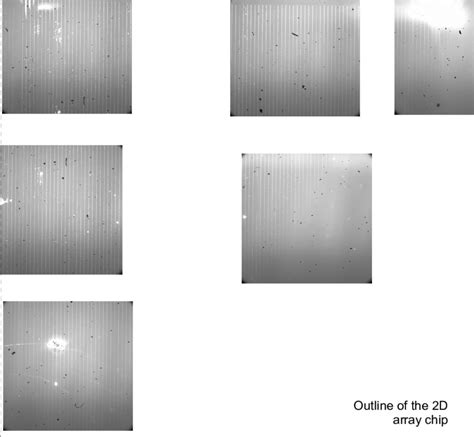 A Instance Of Patterning Where The Array Was Not Correctly Leveled And