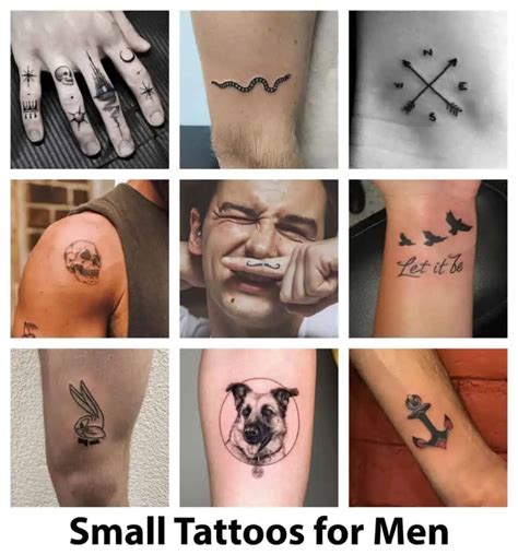 Unique Small Tattoos For Men Minimalist Designs With Maximum Impact