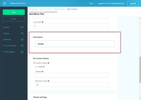 How To Use Custom Css In Adapt Elearning Authoring Tool