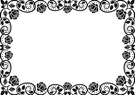 Frame Roses Royalty Free Vector Image Vectorstock