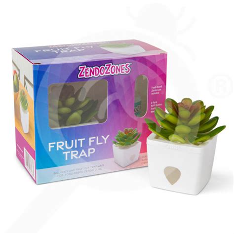 Zendozones Fruit Fly Trap Sandy White Attractant Trap Manufactured From Plastic Nexles Europe