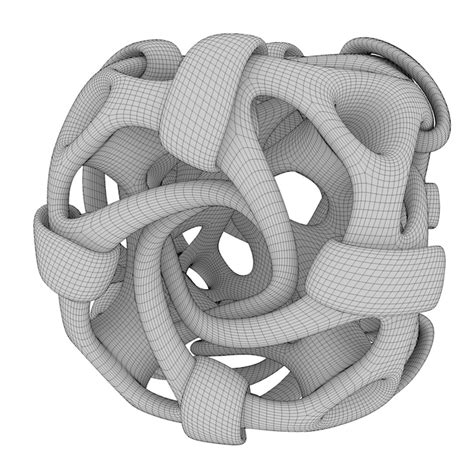 Abstract Cube D Model TurboSquid