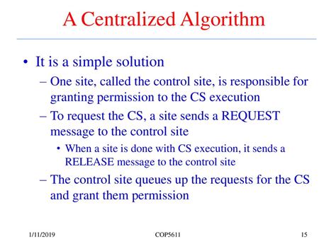 Outline Distributed Mutual Exclusion Introduction Performance Measures