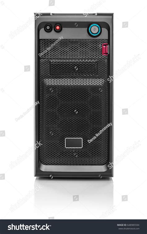 Modern Black Computer System Unit Isolated Stock Photo Shutterstock