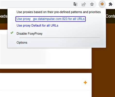 residential proxies for foxyproxy connecting tutorial dataimpulse
