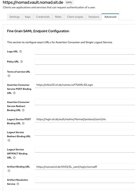 Hcl Nomad Web Saml Authentication With Keycloak Part 3 Nomad Web Id Vault Configuration