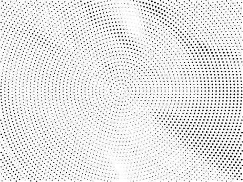 Free Vector Abstract Circular Halftone Design Background