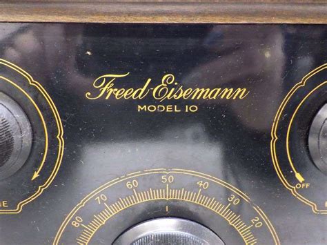 Older Freed Eisemann Model 10 Radio Albrecht Auction Service