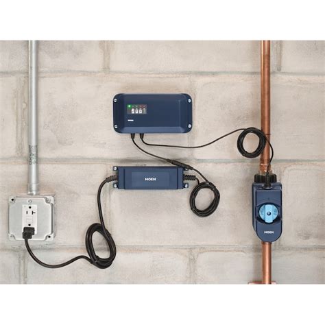 Moen Indoor Smart Compatible Water Leak Detector Backup Battery 1 Pack In The Water Leak
