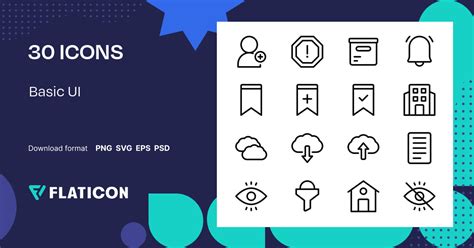 Basic Ui Icon Pack Black Outline 30 Svg Icons