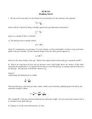 ProblemSet Soln Pdf ECH Problem Set We Showed In Class That For Any Fluid At