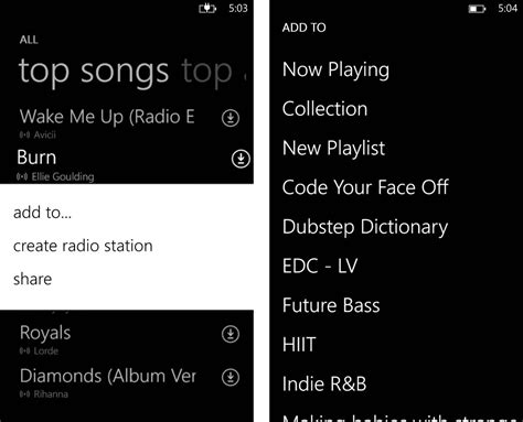 How To Create And Manage Xbox Music Playlists On Windows Phone And Windows 8 Windows Central