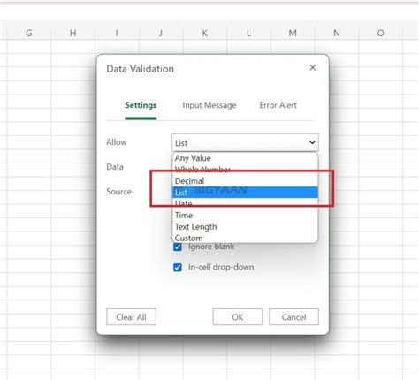 How To Add A Drop Down List In Microsoft Excel
