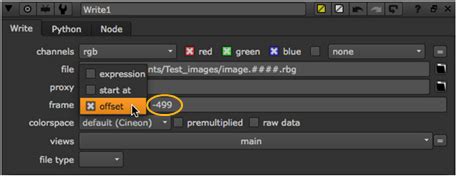 Changing The Numbering Of Rendered Frames