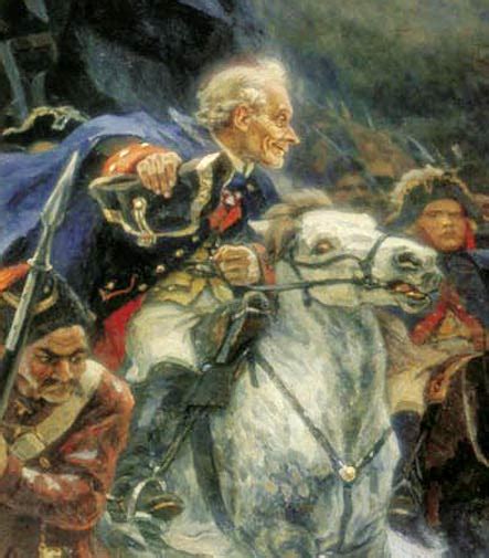 Картина Сурикова «Переход Суворова через Альпы». 1899 г.Краткое описание