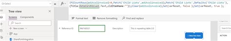 Add New Line Items To Repeating Tables In Power Apps And Sharepoint List