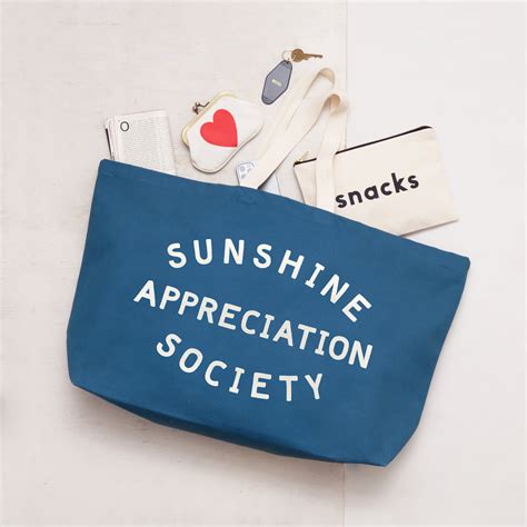 Sunshine Appreciation Society Really Big Bag Alphabet Bags