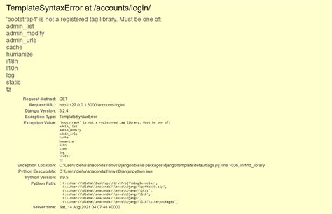 Bootstrap4 Is Not A Registered Tag Library Must Be One Of · Issue