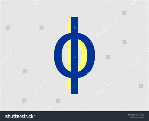 Phi Symbol Math Icon Symbol Can Stock Vector Royalty Free 1925049629