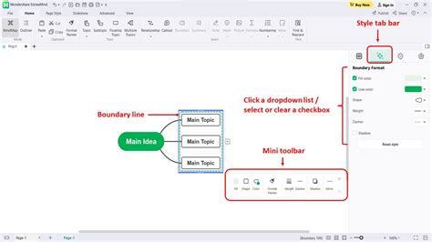 Insert Boundary A Guide With EdrawMind