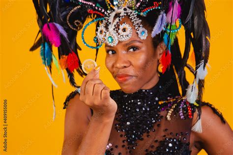 Brazilian Woman At Carnival Brazilian Woman Dancing At Carnival