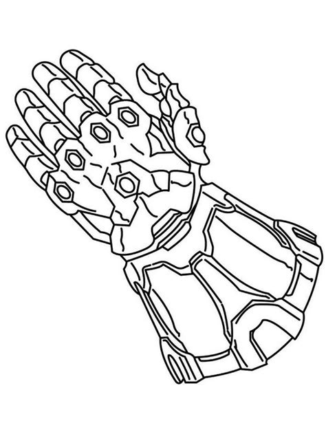 Infinity Gauntlet Coloring Pages [2025]