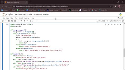 Finished My Third Project On Oasis Infobytes Voice Assistant Anusri A Posted On The Topic