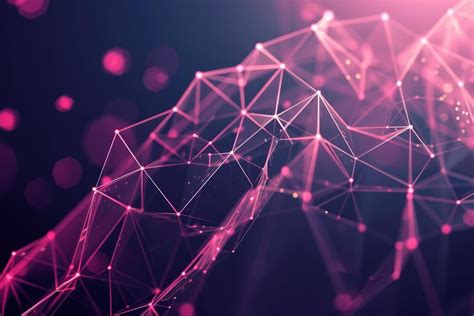 Geometry Wireframe Shapes And Grids In Neon Pink Color D Shapes Abstract Backgrounds Patterns