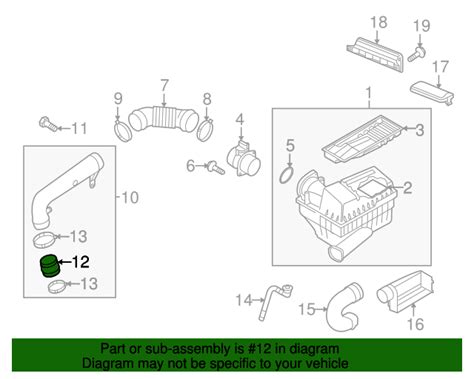 2009-2022 Volkswagen Engine Air Intake Hose 1K0-129-627-C | OEM Parts ...