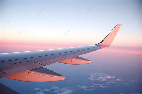주간 비행 후 비행기 날개 구름 날개 노을 배경 일러스트 및 사진 무료 다운로드 Pngtree