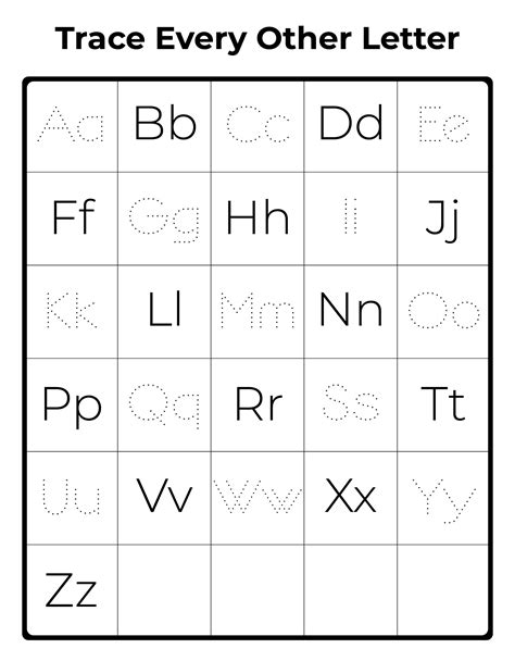 Upper And Lowercase Alphabet Printable