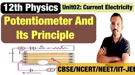 What Is Potentiometer Write Its Principle At James Roush Blog