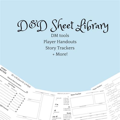 Dungeons And Dragons Dm Cheat Sheet Etsy