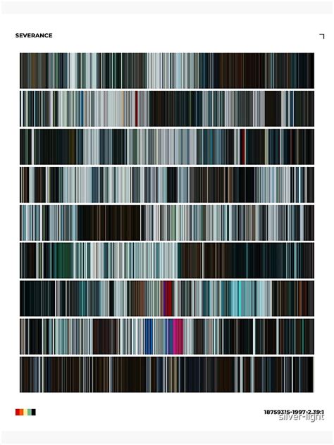Severance Color Palette Premium Matte Vertical Poster Designed And Sold