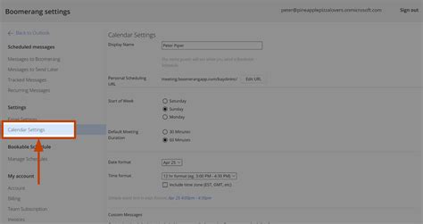Step 3 Customize Your Boomerang Settings Boomerang For Outlook Help