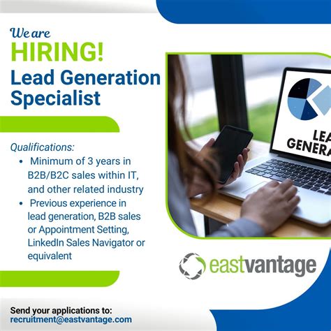 Diane Olano Rpm On Linkedin Hiring For Lead Generation Specialist To Anyone Interested Kindly