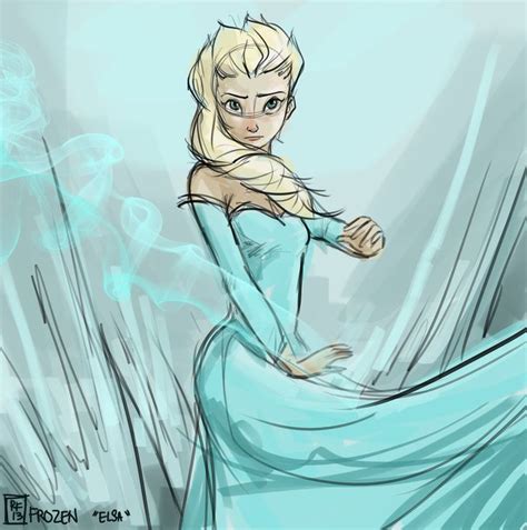 Elsa By Blueisocean On Deviantart Disney Frozen Elsa Disney Fan Art