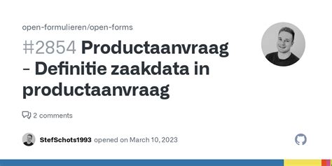 productaanvraag definitie zaakdata in productaanvraag · issue 2854