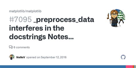 Preprocess Data Interferes In The Docstrings Notes Section Issue Matplotlib