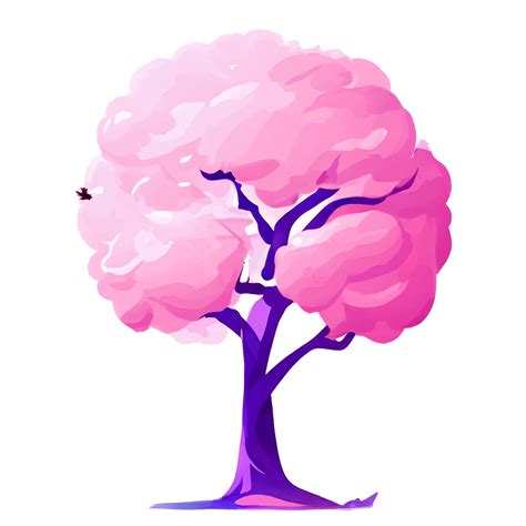 Sakura Tree Digital Graphic · Creative Fabrica