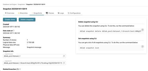 How To Create A Snapshot PostgresAI