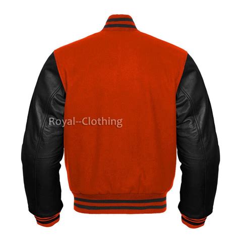 Varsity Letterman Wool And Real Cowhide Leather Sleeves High Quality