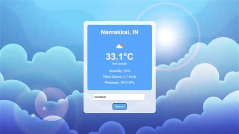 Webdevelopment Weatherapp Javascript Css Html Api Frontend