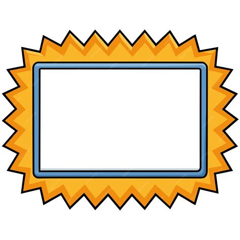 Premium Vector Rectangle Shape Colorful Frame