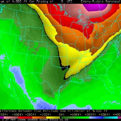 Altimeter Cold Temperature Correction Values Feet Download Scientific Diagram