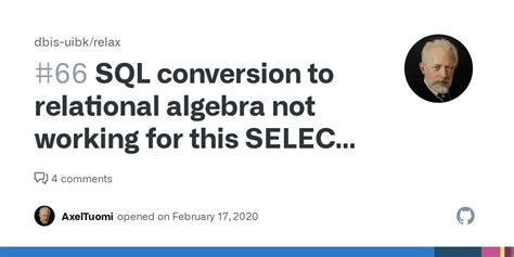 sql conversion to relational algebra not working for this select