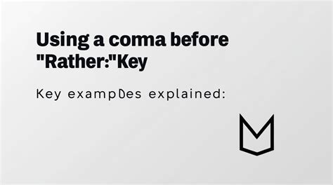 Using A Comma Before Rather Key Examples Explained