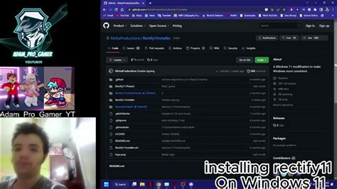 I Installing Rectify11 Youtube