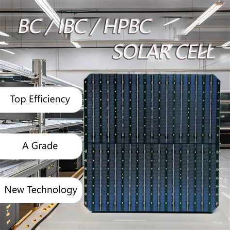 New Design 812w 9bb Ibc Solar Cell